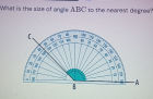 What is the size of angle ABC to the nearest