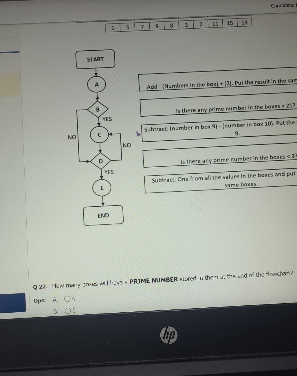 Q 22. How many boxes will have a PRIME | StudyX