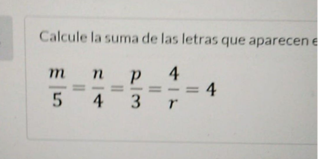 Calcule la suma de las letras que aparecen e | StudyX