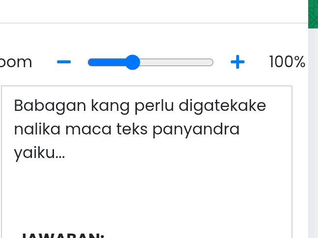 Babagan kang perlu digatekake nalika maca | StudyX
