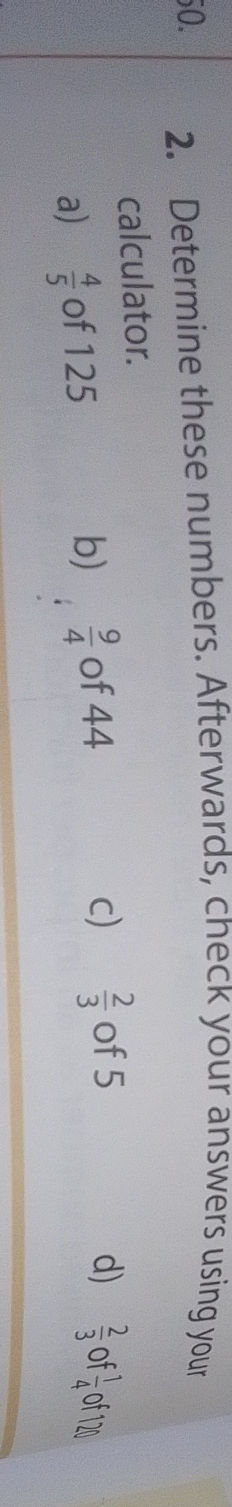 2. Determine these numbers. Afterwards, | StudyX