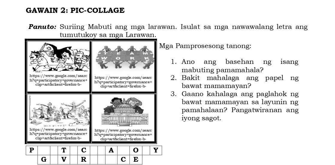 Mga Pamprosesong tanong: 1. Ano ang basehan | StudyX
