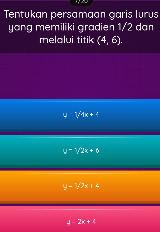 Tentukan persamaan garis lurus yang memiliki | StudyX