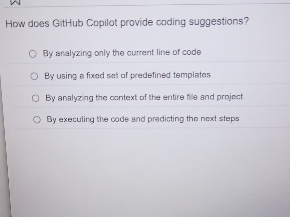 How does GitHub Copilot provide coding | StudyX