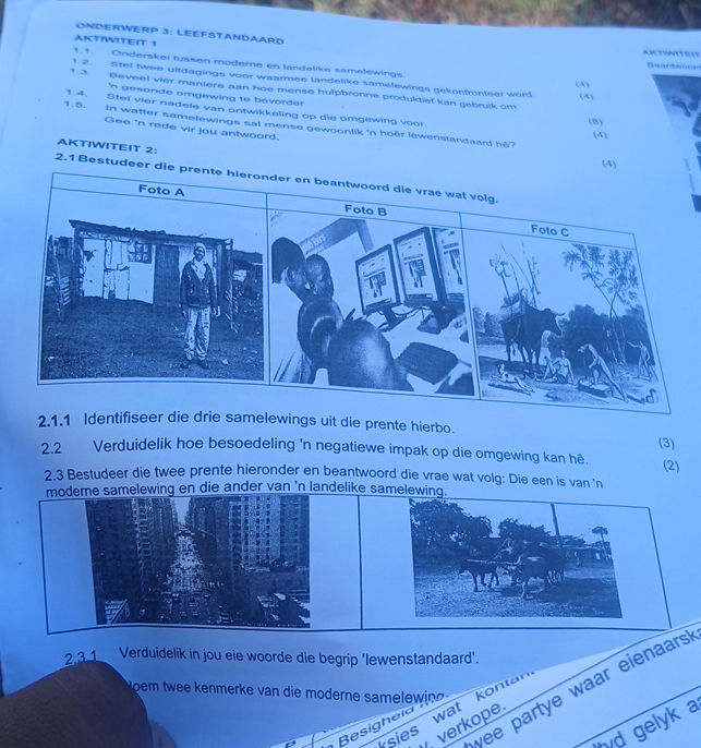 2.1 Bestudeer die prente hieronder en | StudyX