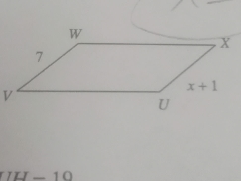 The image shows a parallelogram with sides | StudyX