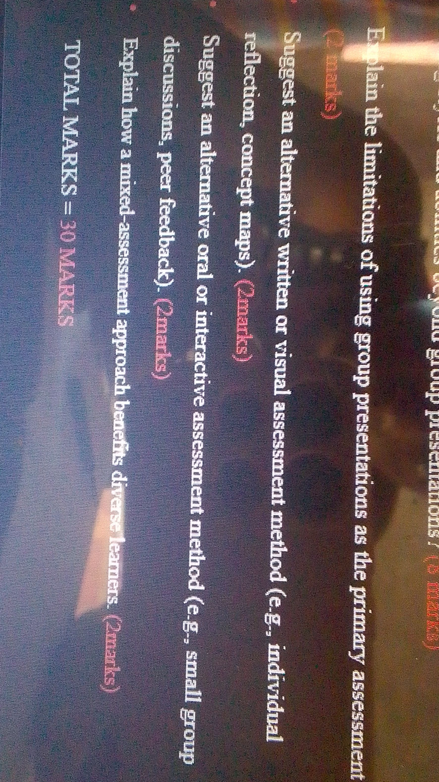 Explain the limitations of using group | StudyX