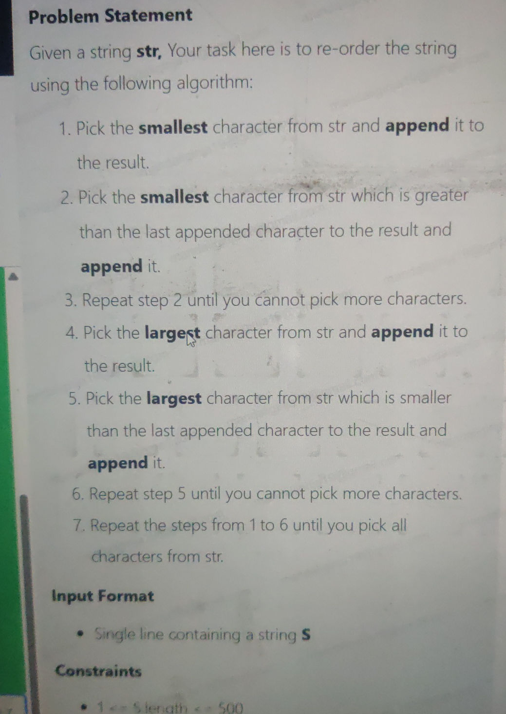 Given a string str, Your task here is to | StudyX