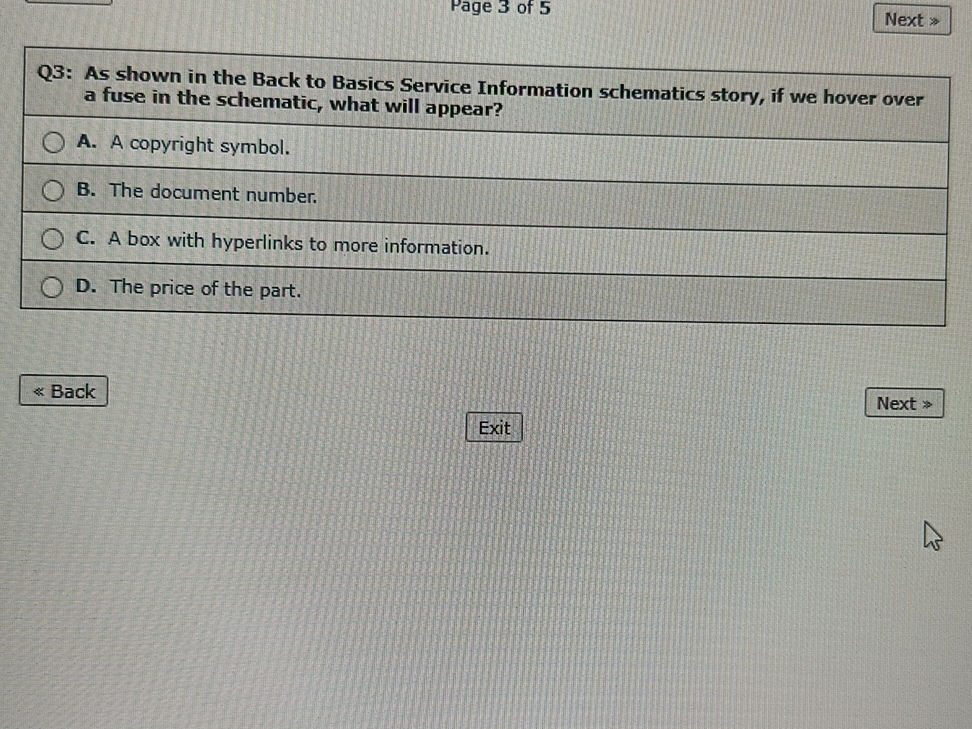 Q3: As shown in the Back to Basics Service | StudyX