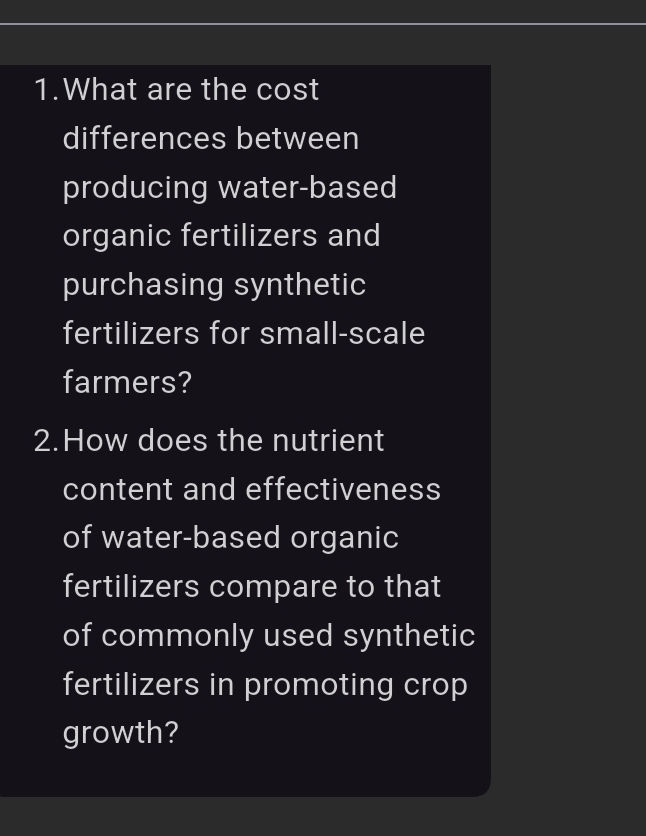 1. What are the cost differences between | StudyX