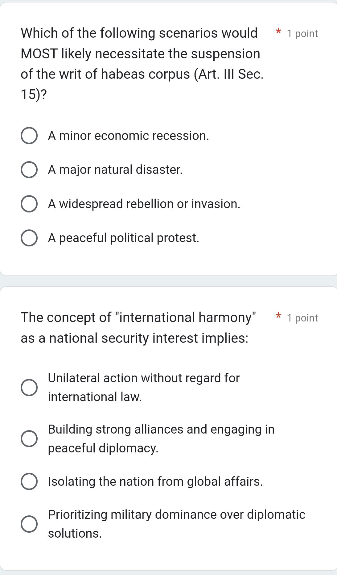Which of the following scenarios would MOST | StudyX