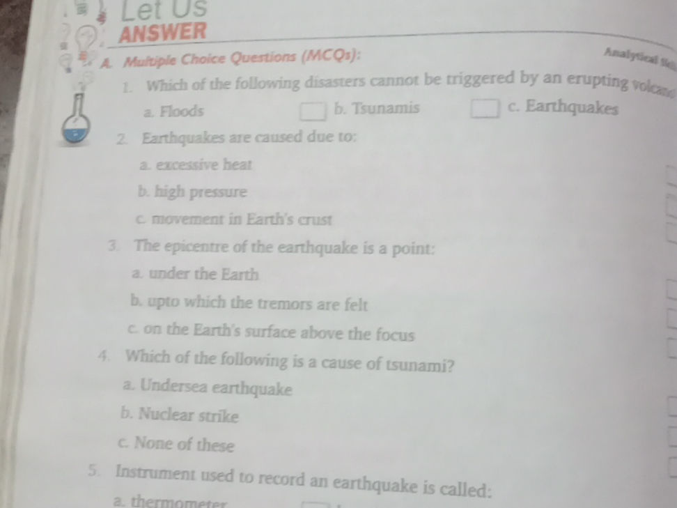 A. Multiple Choice Questions (MCQs): 1. | StudyX
