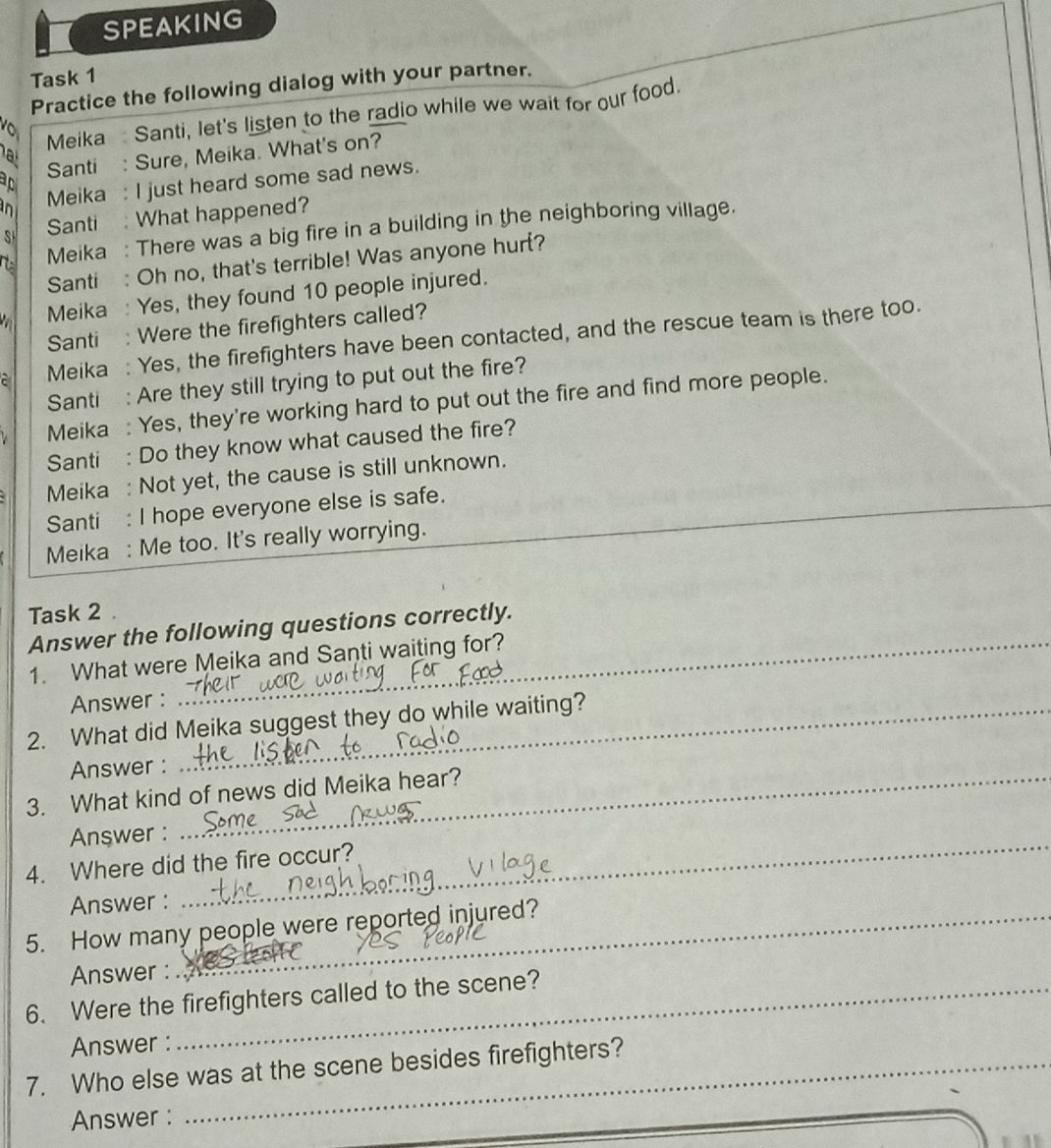 Task 2. Answer the following questions | StudyX