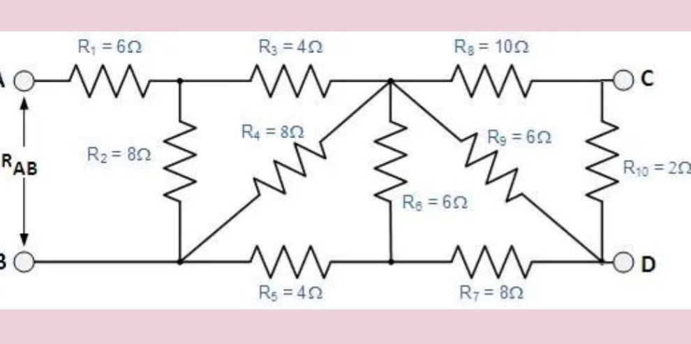 The image shows a complex electrical circuit | StudyX