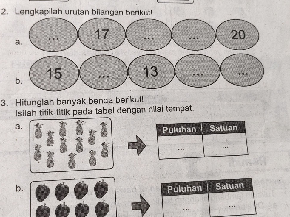 2. Lengkapilah urutan bilangan berikut! a. | StudyX