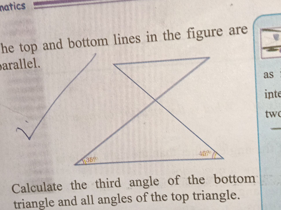 The top and bottom lines in the figure are | StudyX