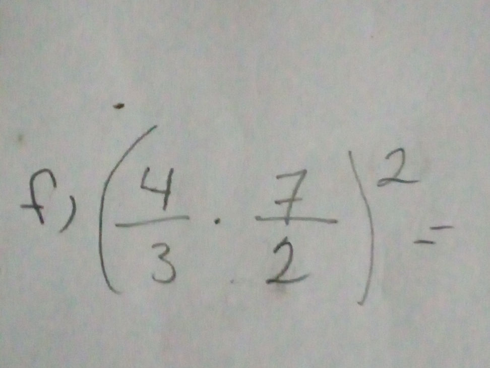 Calculate the square of a fraction | StudyX