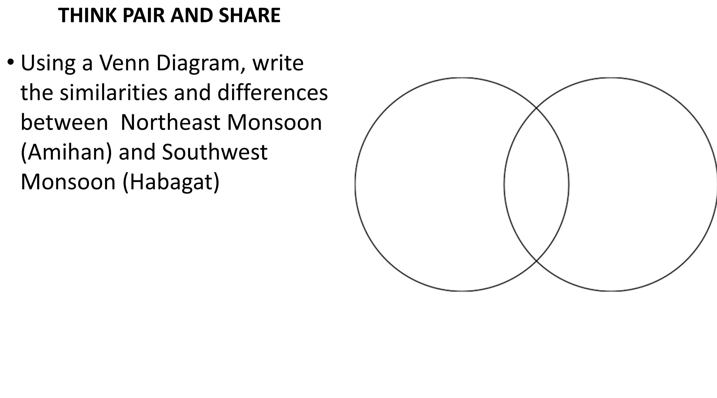 Using a Venn Diagram, write the similarities | StudyX