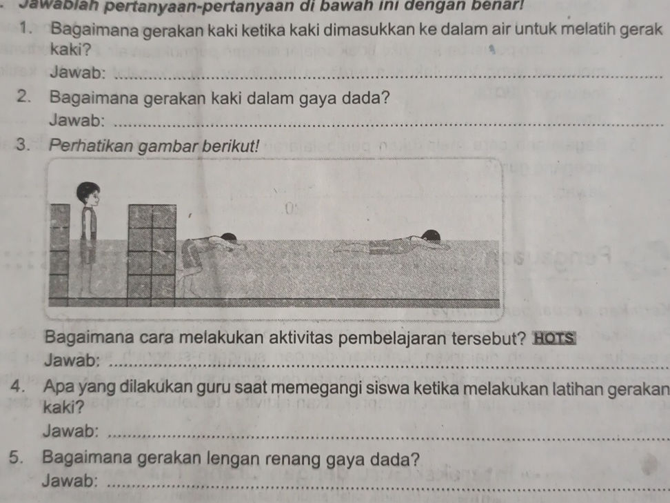 1. Bagaimana gerakan kaki ketika kaki | StudyX