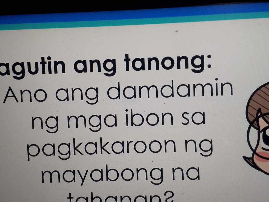 agutin ang tanong: Ano ang damdamin ng mga | StudyX