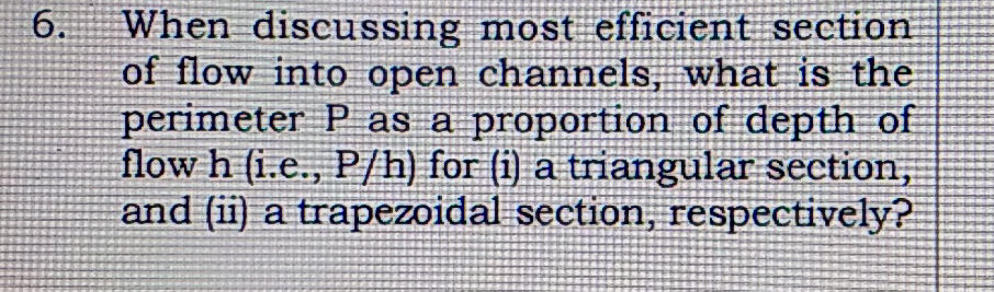6. When discussing most efficient section of | StudyX
