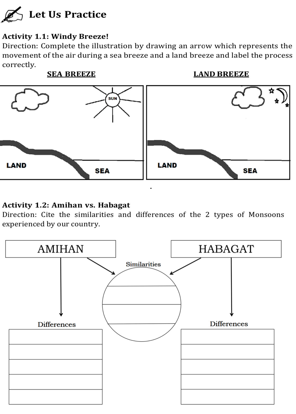 Activity 1.1: Windy Breeze! Direction: | StudyX