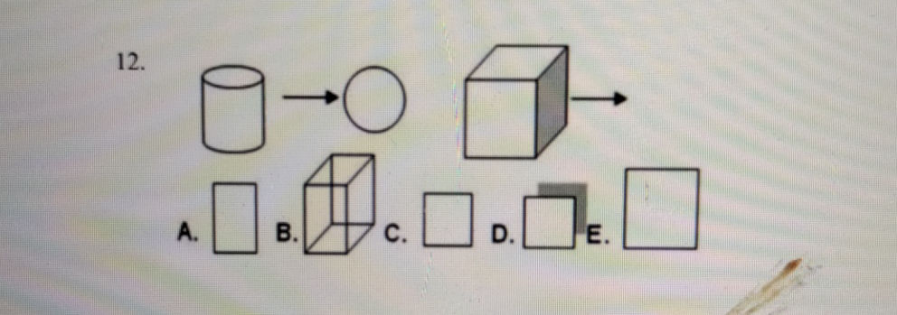 12. Diagram of a cylinder transforming into | StudyX