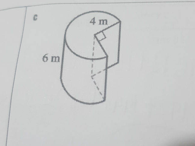 The image shows a 3D shape that is a | StudyX