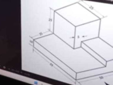 The image shows a 3D diagram with dimensions | StudyX