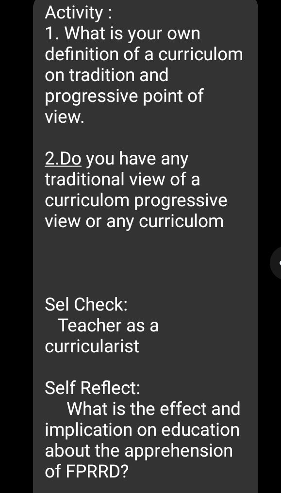 Activity: 1. What is your own definition of | StudyX