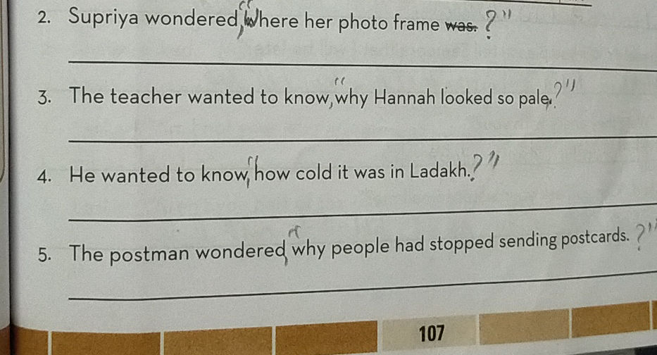 2. Supriya wondered where her photo frame | StudyX