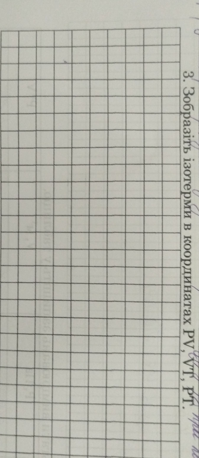 3. Зобразіть ізотерми в координатах PV, VT, | StudyX