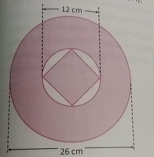 The image shows a circle with a square | StudyX