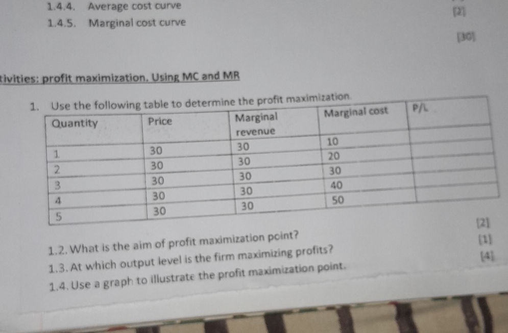 1. Use the following table to determine the | StudyX