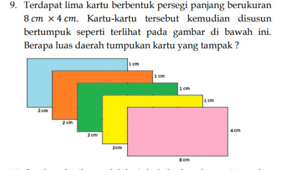 9 harapkan lima kartu berbentuk persegi | StudyX