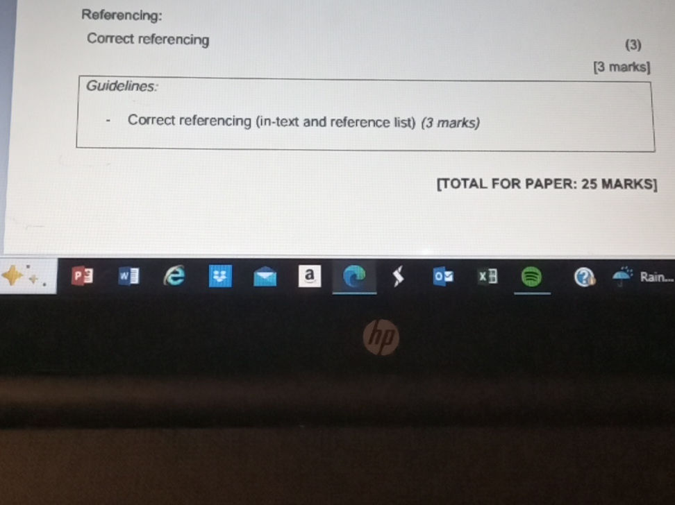 Referencing: Correct referencing | StudyX
