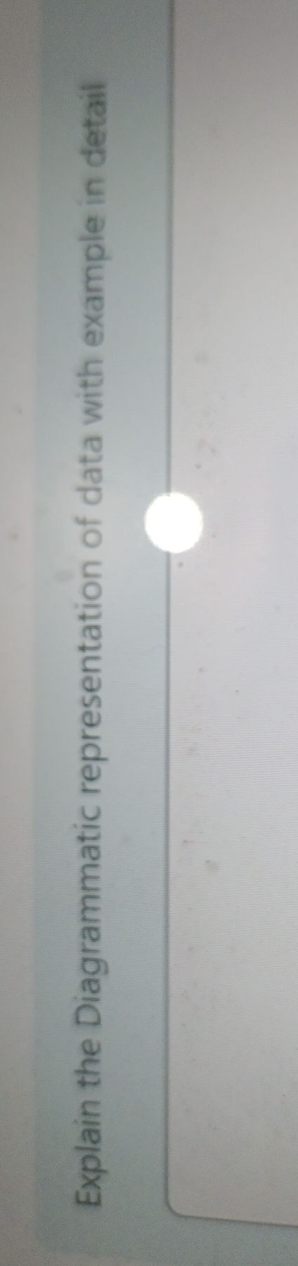 Explain the Diagrammatic representation of | StudyX