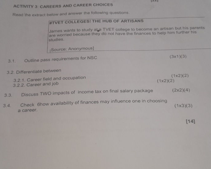 3.1. Outline pass requirements for NSC 3.2. | StudyX
