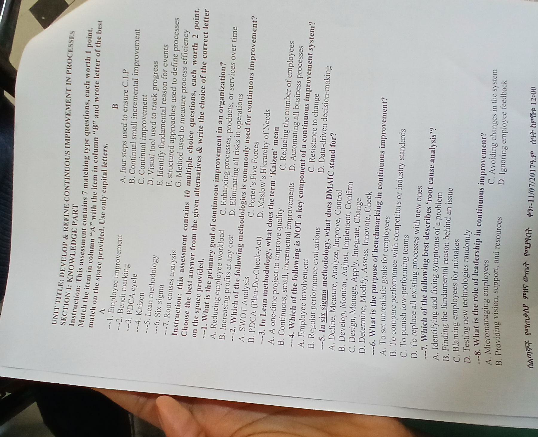 UNIT TITLE: DEVELOP & REFINE CONTINUOUS | StudyX