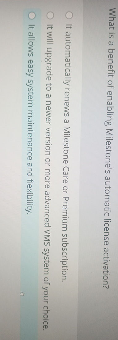 What Is A Benefit Of Enabling Milestone S Studyx