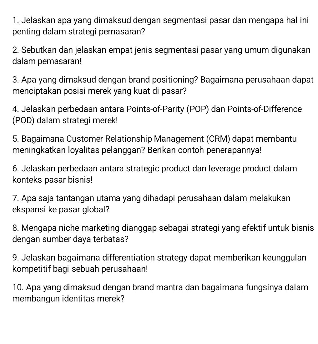 1. Jelaskan apa yang dimaksud dengan | StudyX