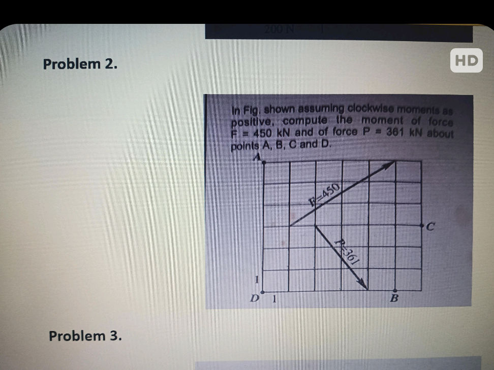 In Fig. shown assuming clockwise moments as | StudyX