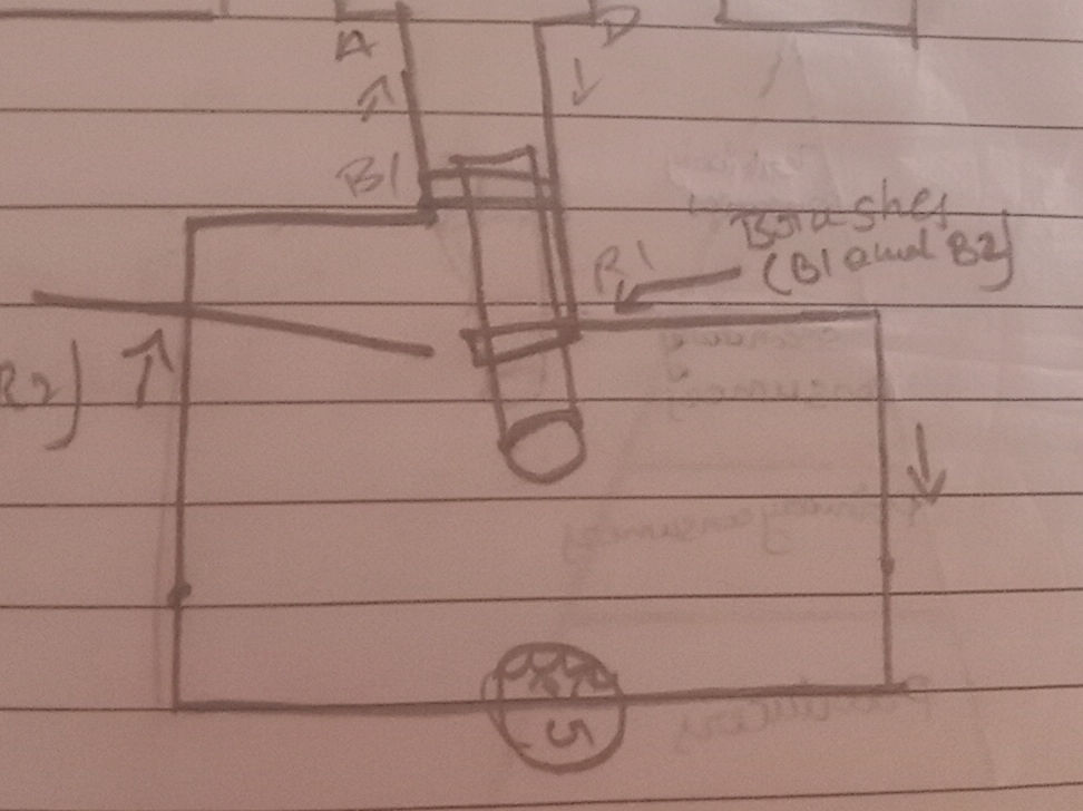 The image shows a hand-drawn diagram of an | StudyX