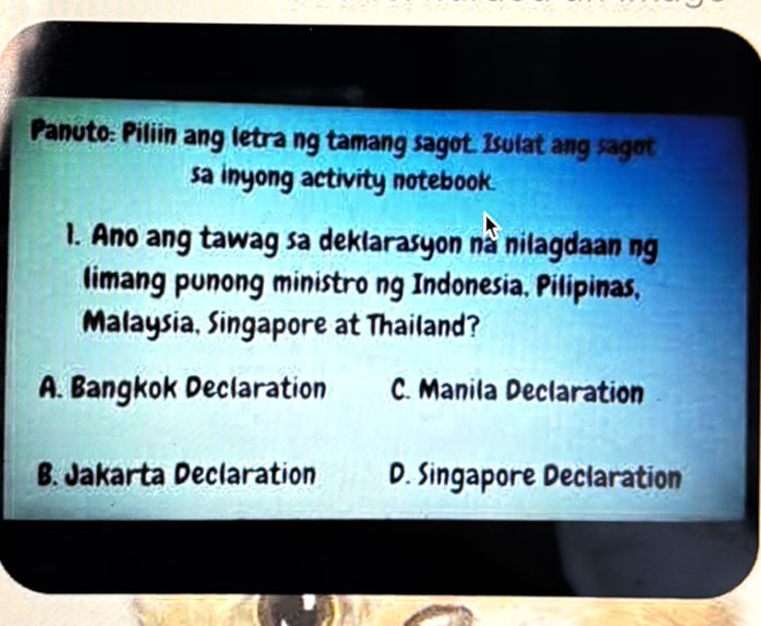 Panuto: Piliin ang letra ng tamang sagot. | StudyX