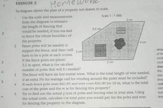 EXERCISE 2 Homework The diagram shows the | StudyX
