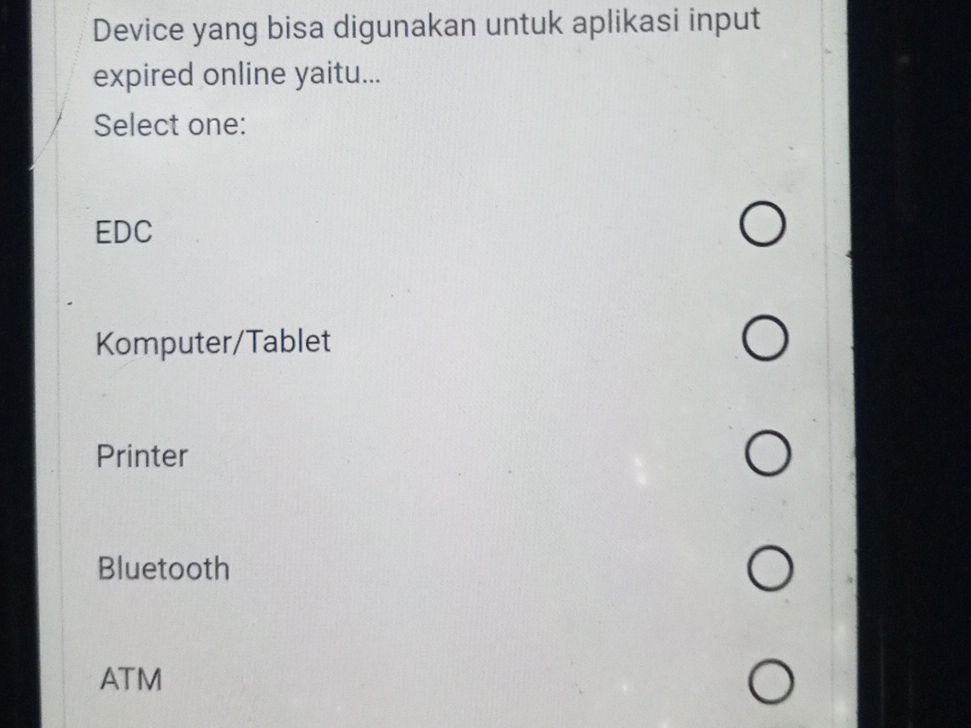 Device yang bisa digunakan untuk aplikasi | StudyX