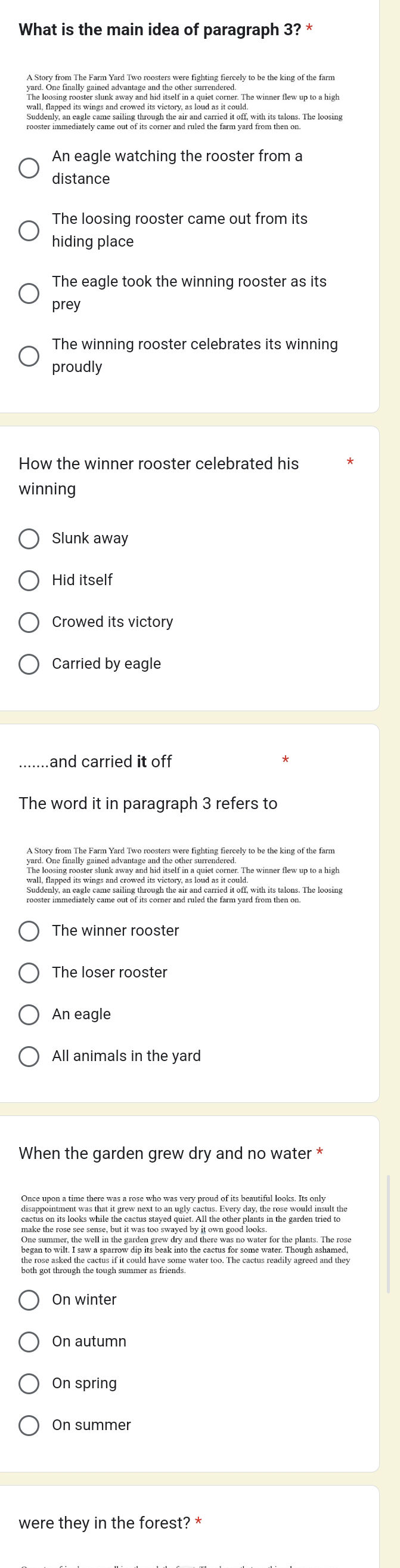 What is the main idea of paragraph 3? A | StudyX