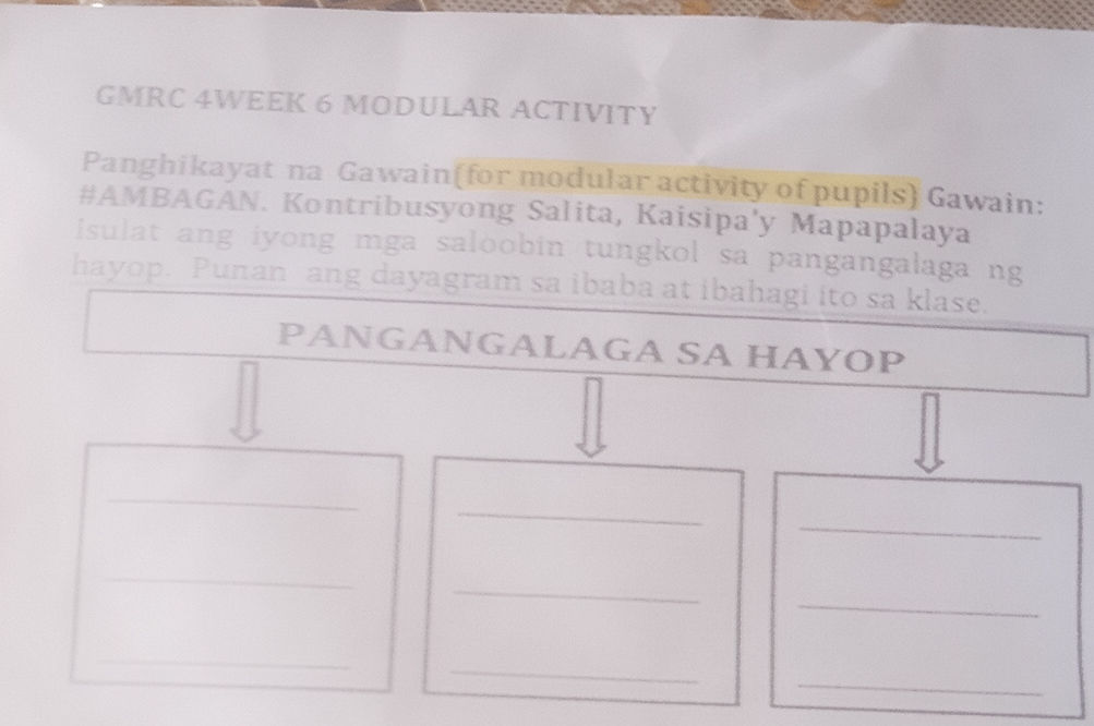 Panghikayat na Gawain (for modular activity | StudyX