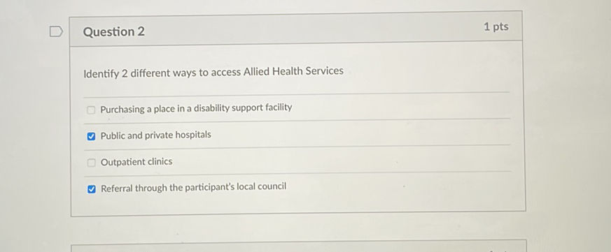 Identify 2 different ways to access Allied | StudyX