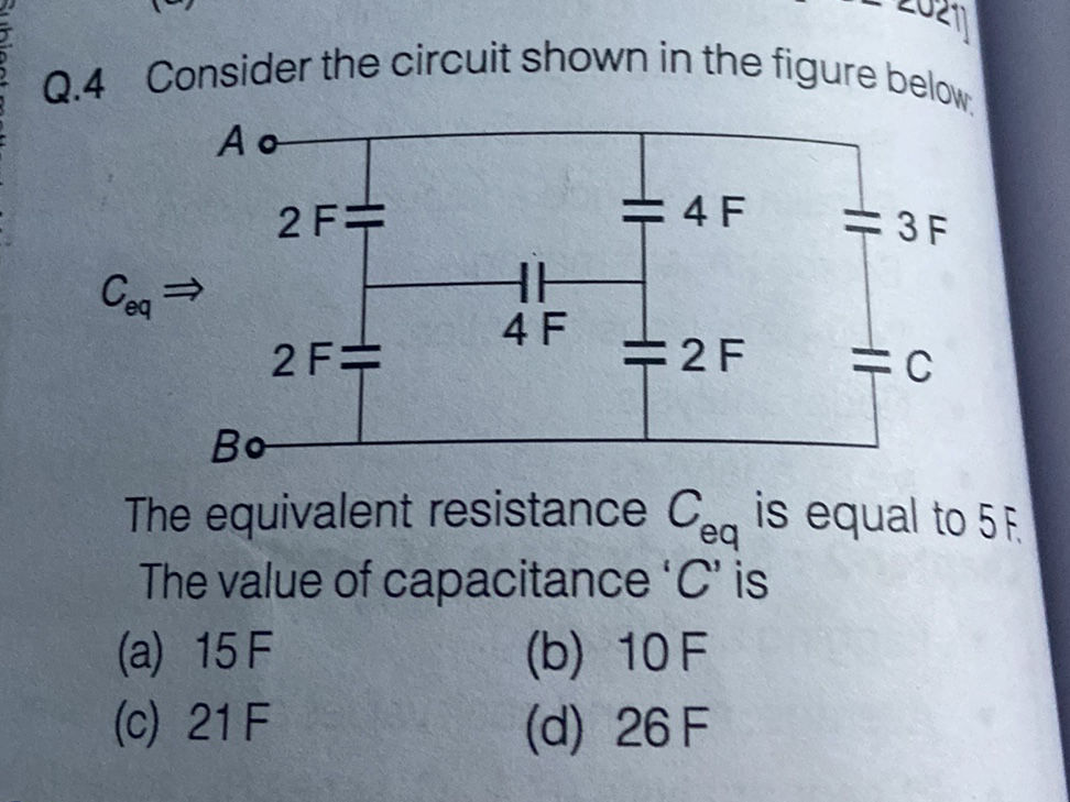 Consider the circuit shown in the figure | StudyX
